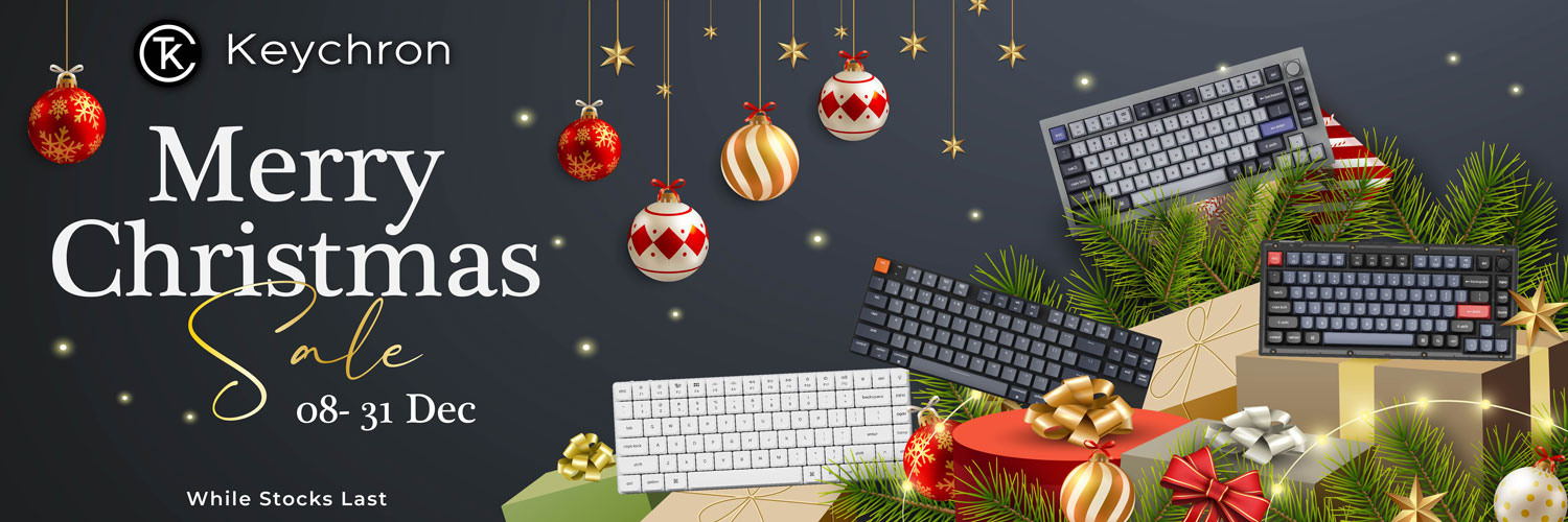 Keychron Merry Christmas Sale 2023 | PLE Computers