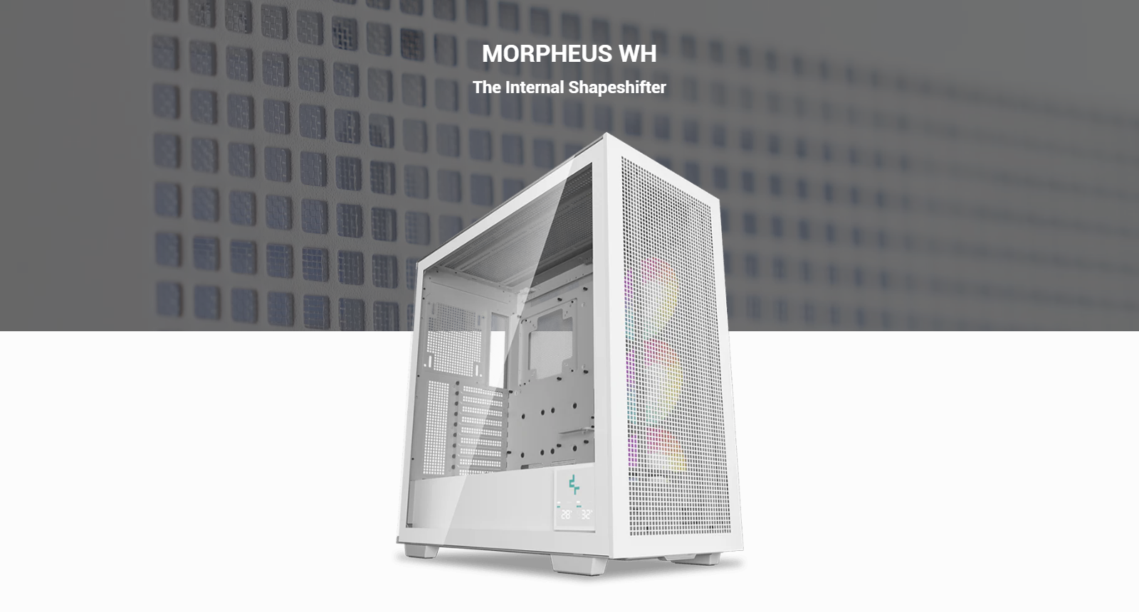 DeepCool Morpheus - Mid Tower ATX Case (White) | PLE Computers