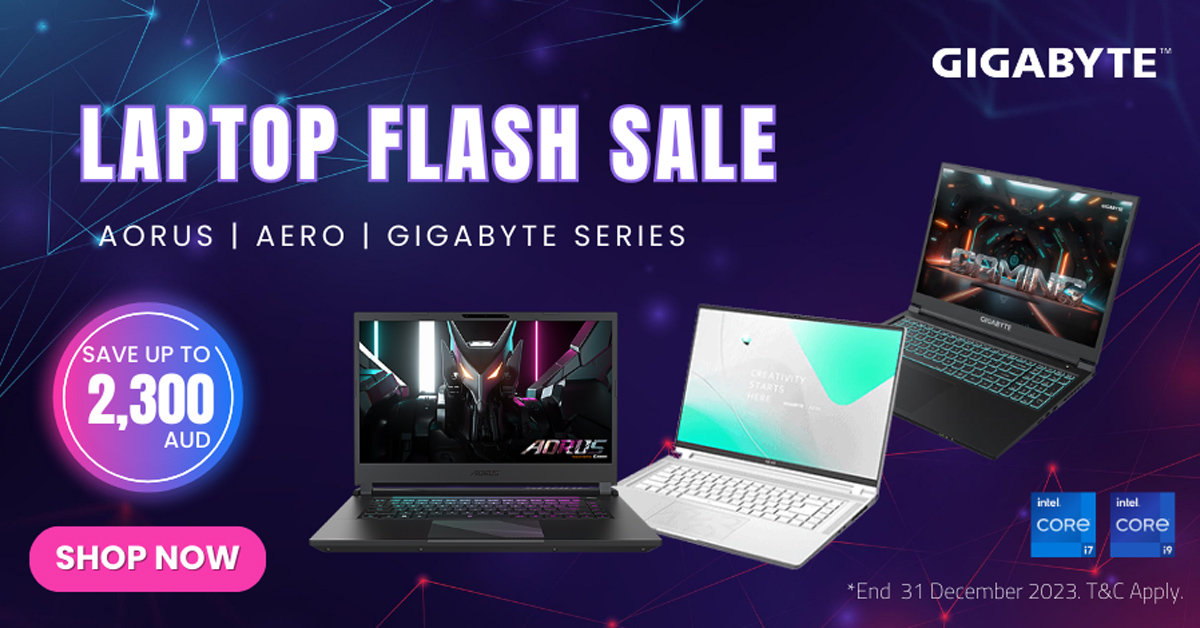 Gigabyte Laptop Flash Sale | PLE Computers
