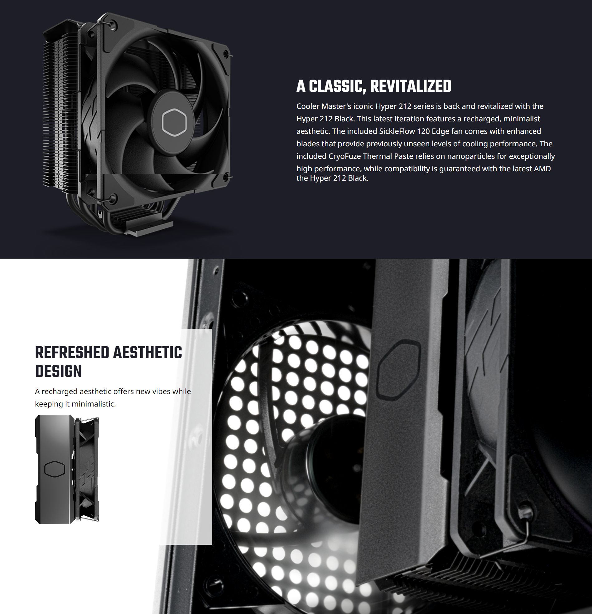 Cooler Master Hyper 212 CPU Cooler (Black) | PLE Computers
