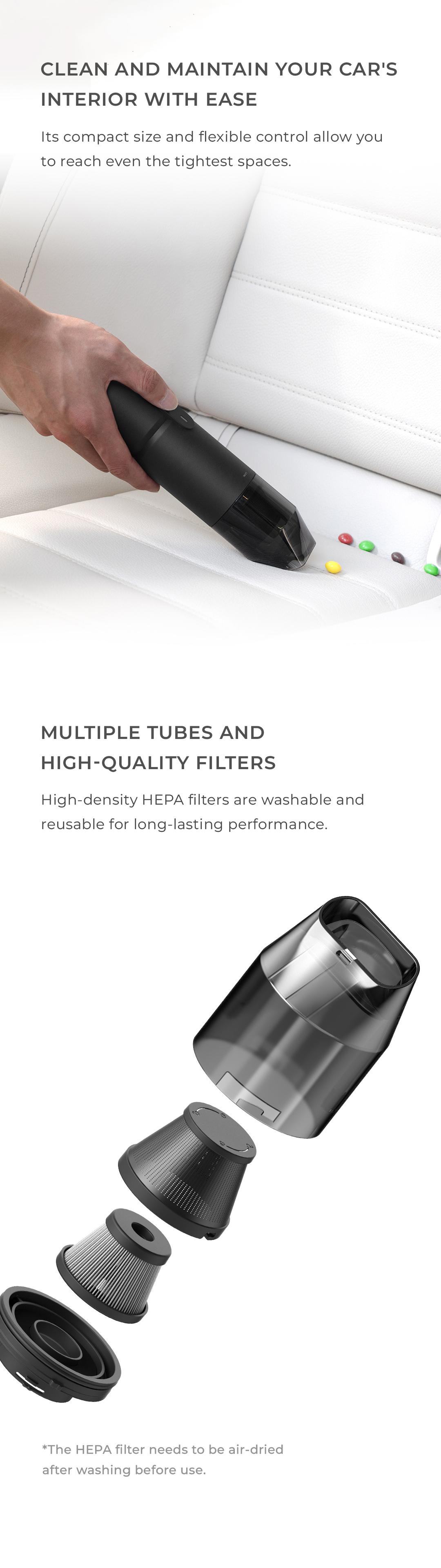 HOTO Compressed Air Capsule 4-in-1 Work Station Air Duster & Handheld ...