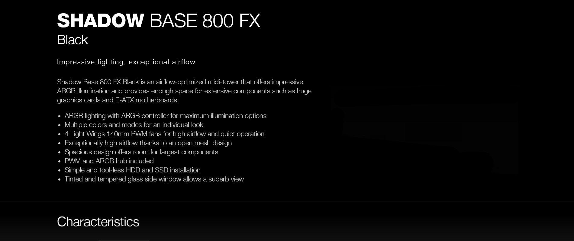 be quiet! SHADOW BASE 800 FX - Full Tower Case (Black) | PLE Computers