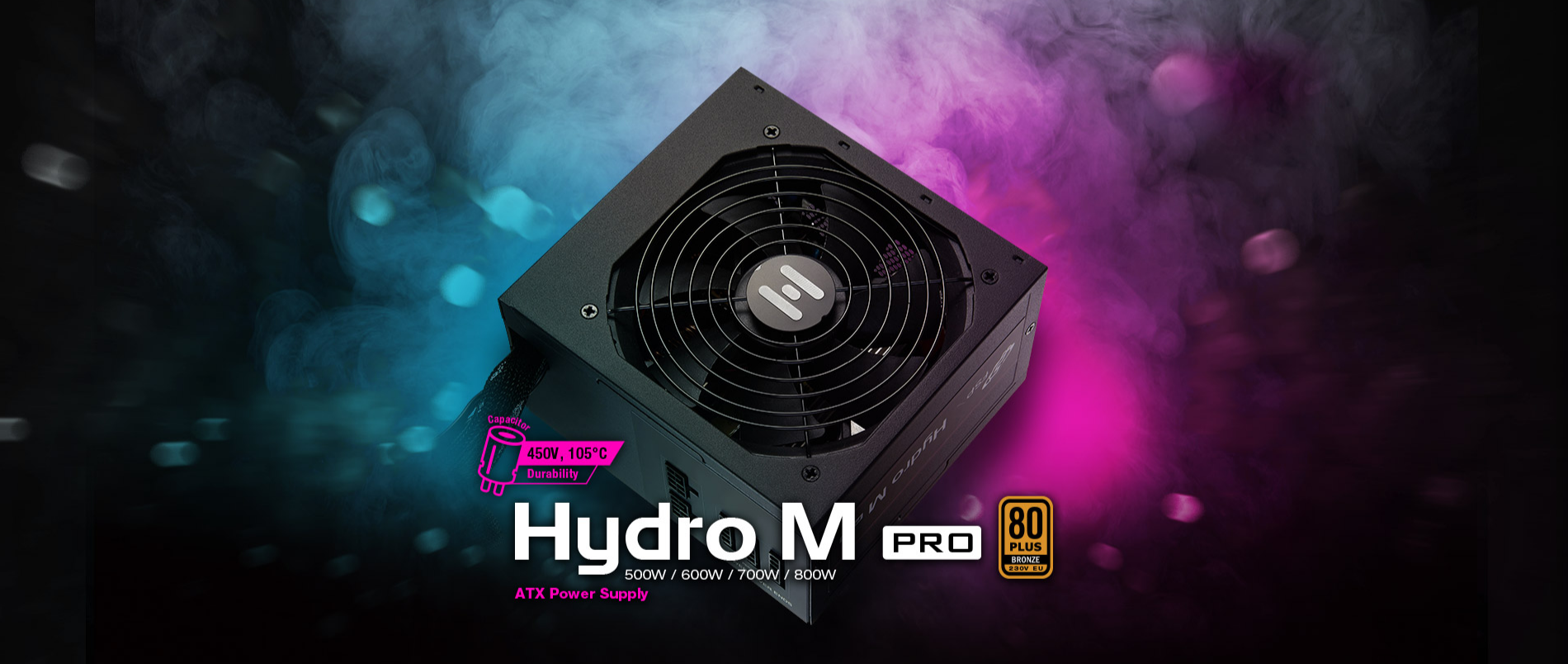 FSP Hydro M PRO 800W Bronze PCIe 5.0 ATX 3.0 Semi-Modular PSU | PLE ...