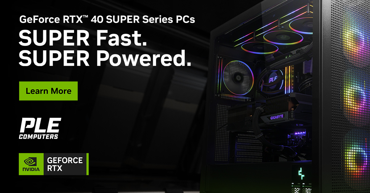 Shop GeForce RTX™ 40 SUPER Series Gaming PCs | PLE Computers