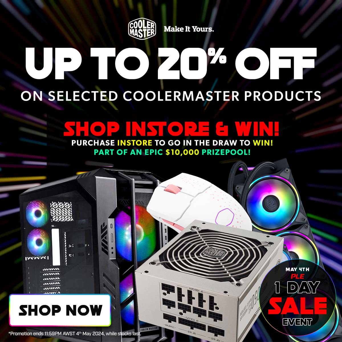 Coolermaster Ple Day Sale | PLE Computers