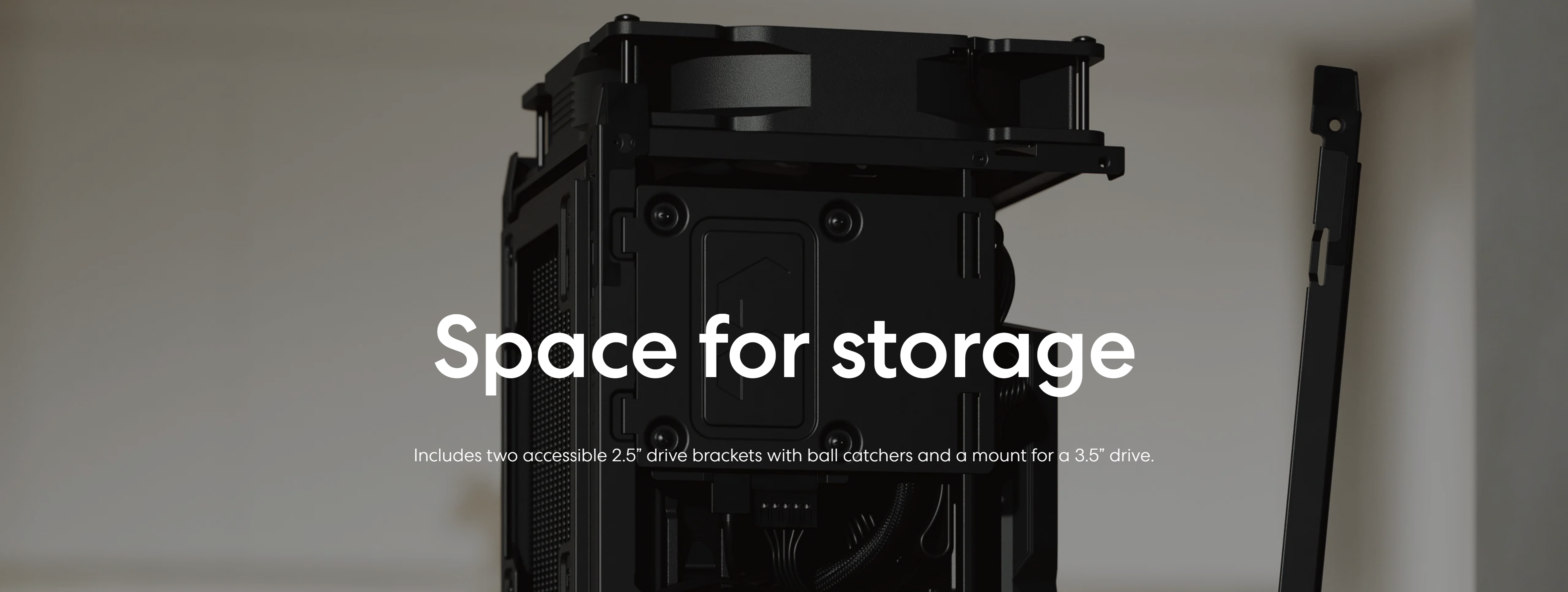 Fractal Design Mood 20.4L Compact Vertical Mini-ITX Case (Black) | PLE ...