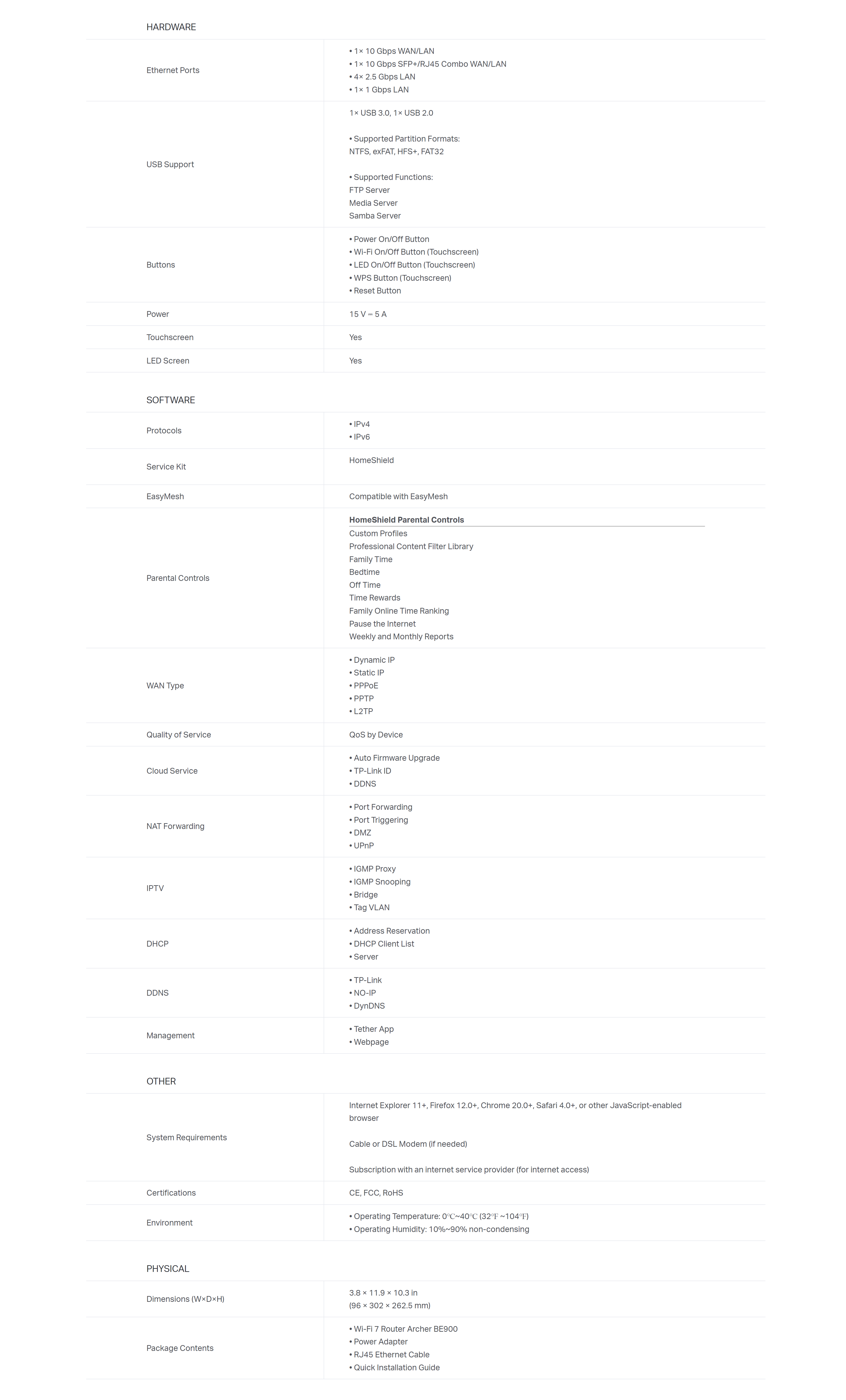 TP-Link Archer BE900 - BE24000 Quad-Band Wi-Fi 7 Router | PLE Computers
