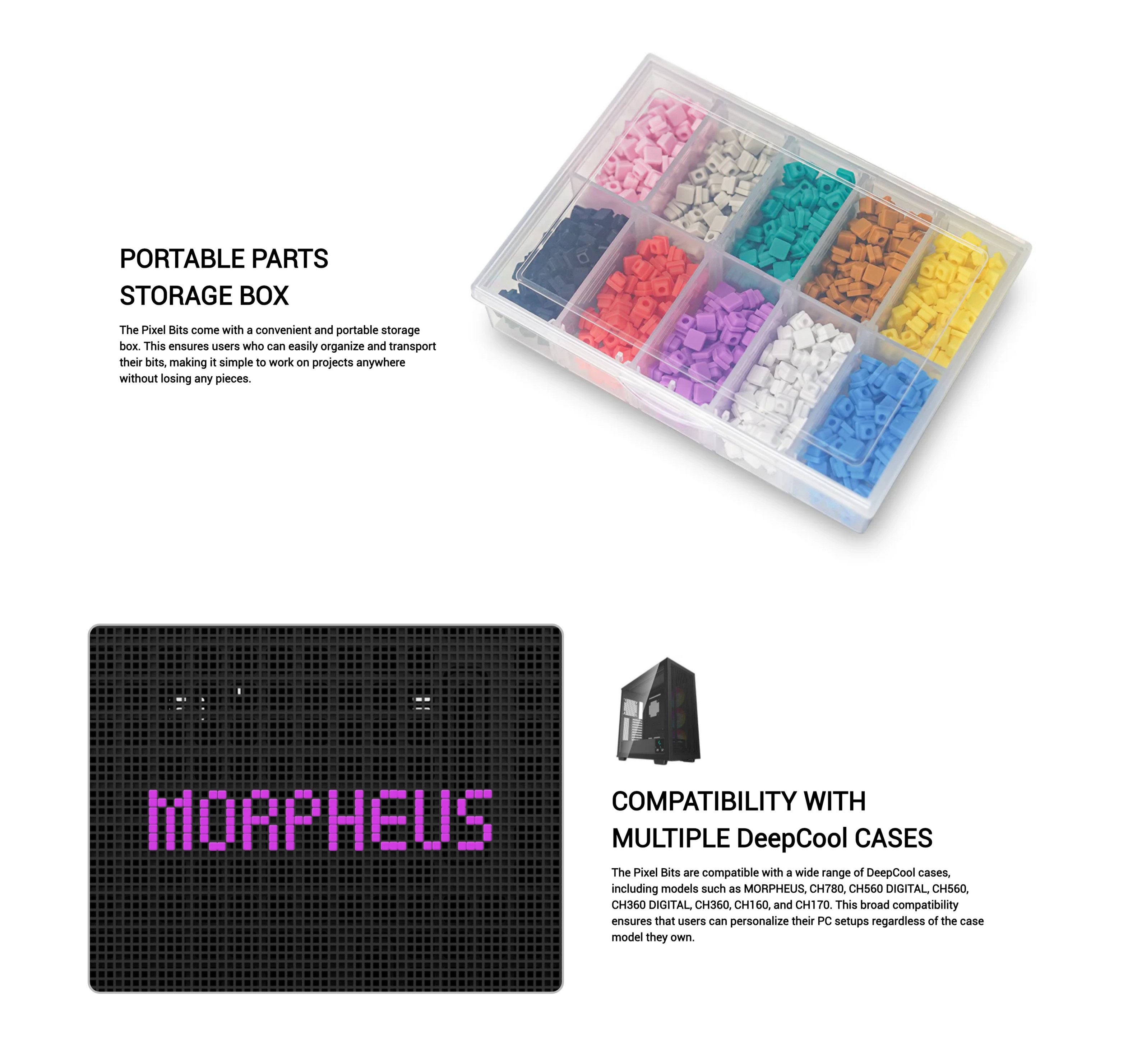 DeepCool PIXEL 10 Decorative Case Bits | PLE Computers