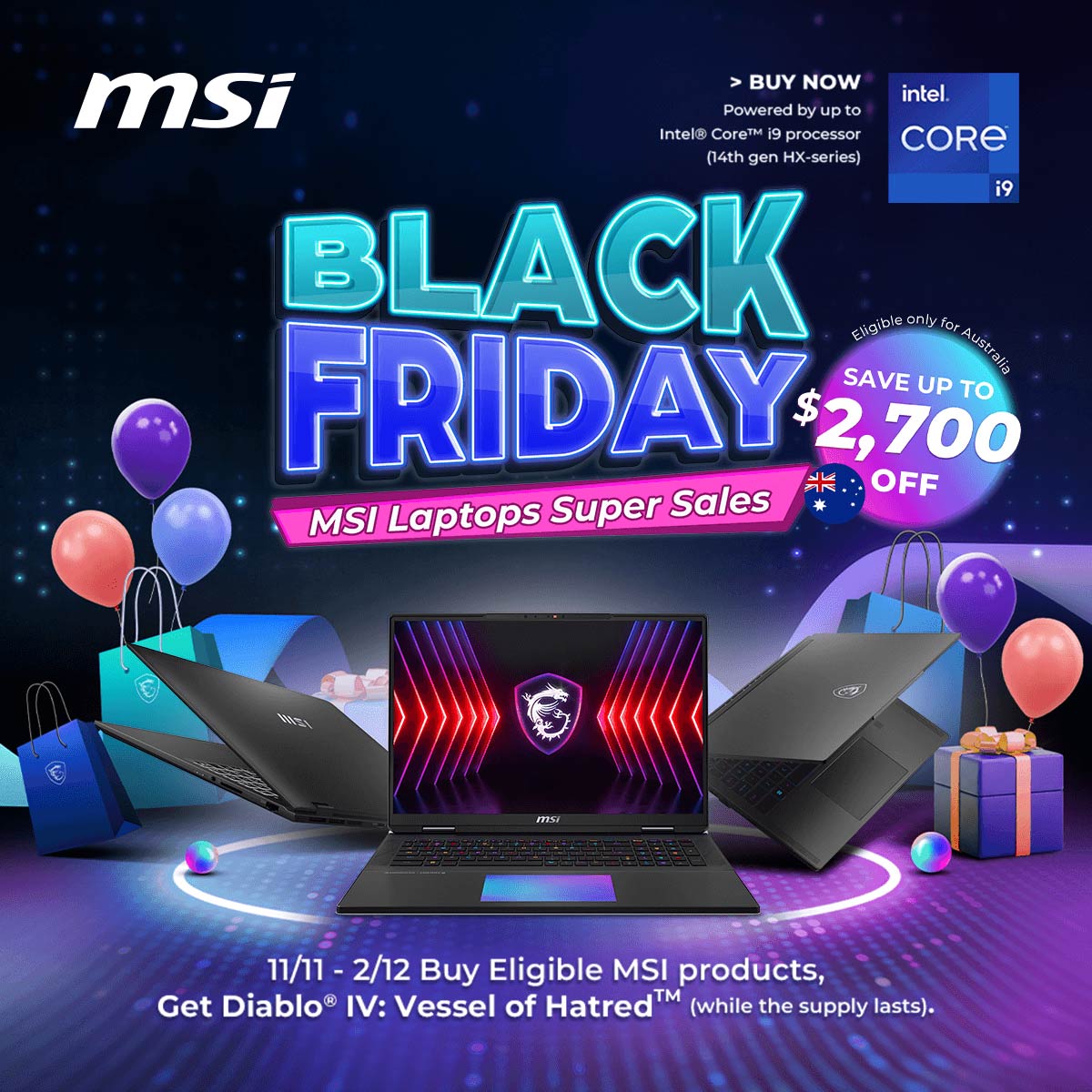 Get Diablo® IV: Vessel of Hatred™ with MSI | PLE Computers