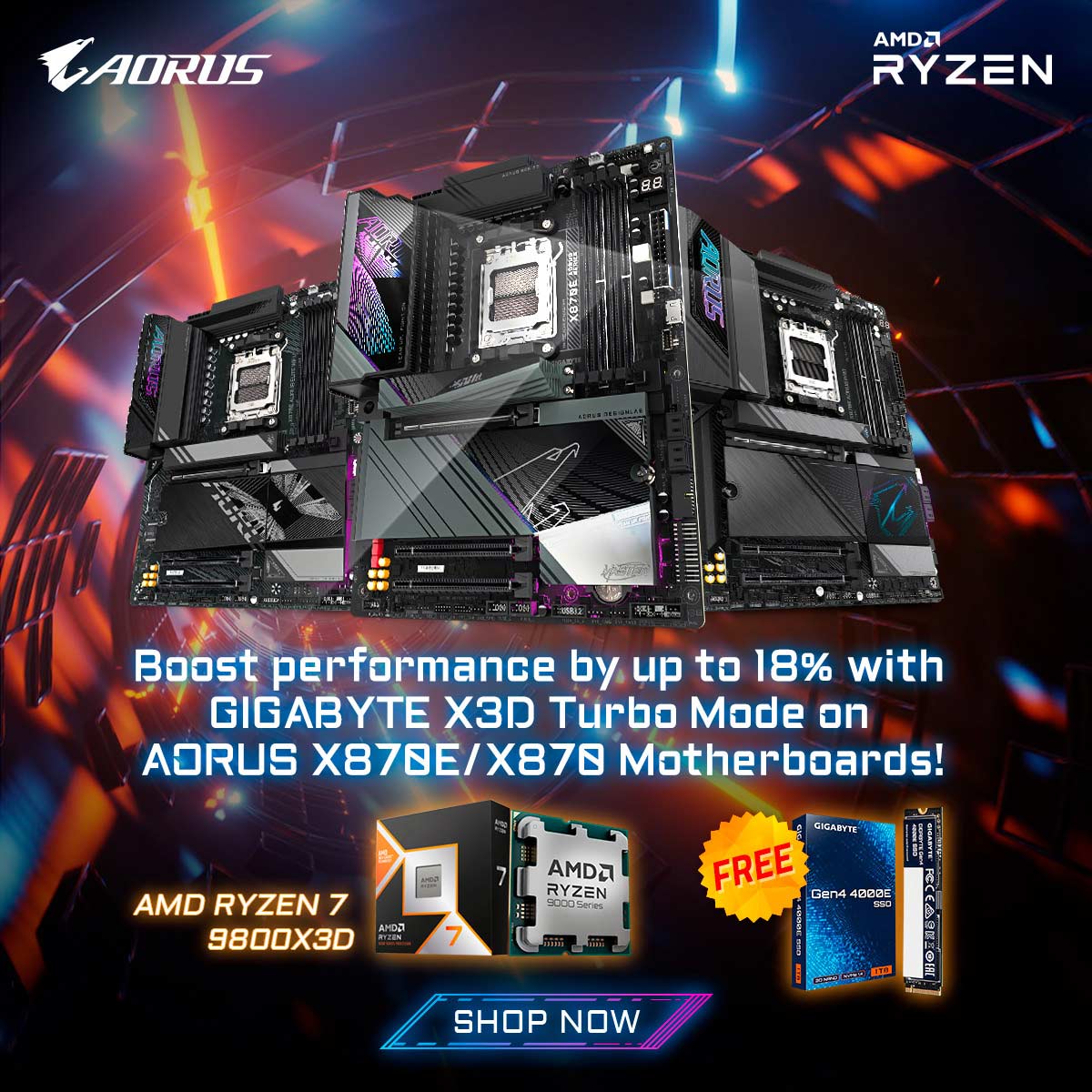 Claim Your Free SSD with GIGABYTE | PLE Computers