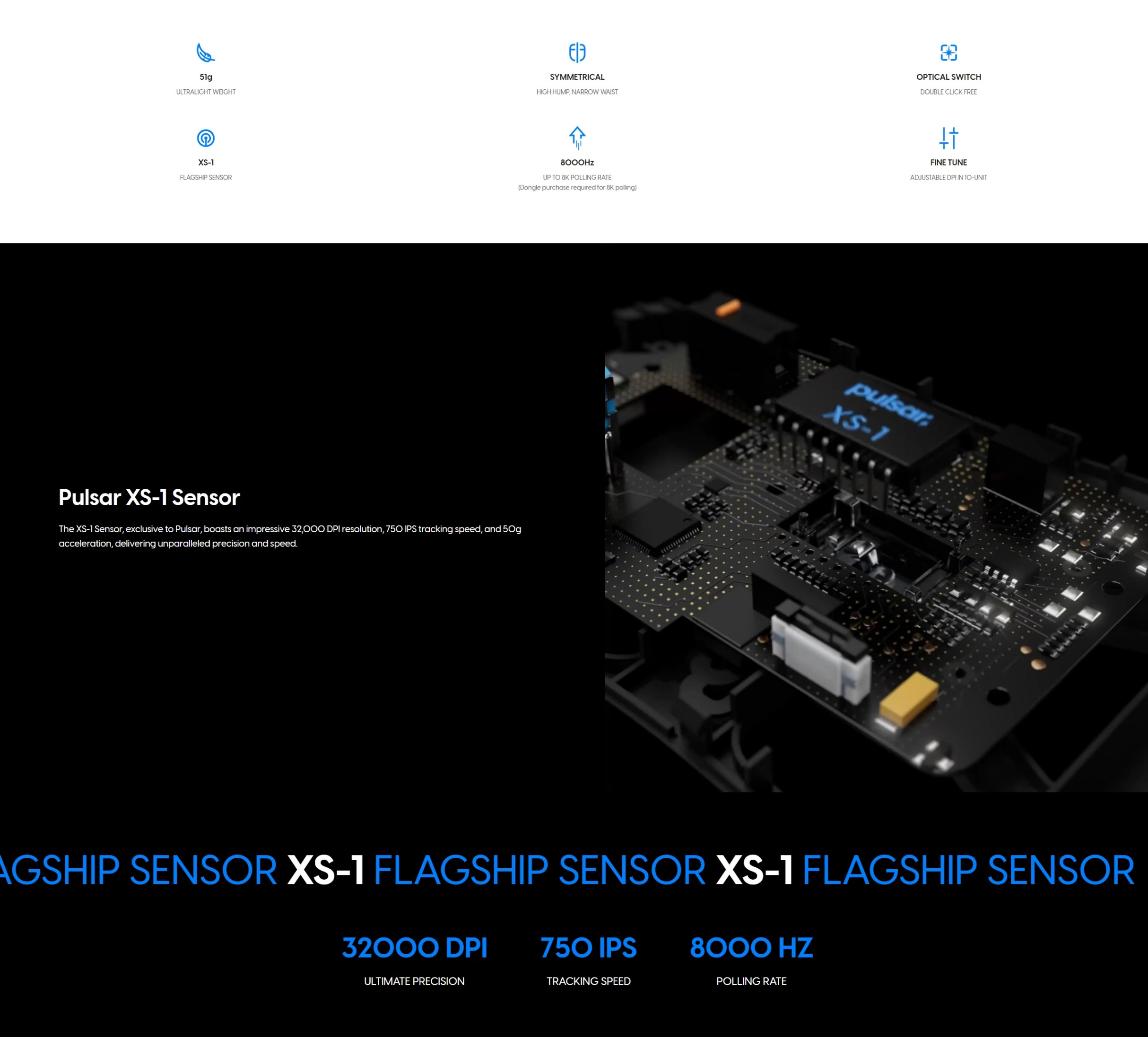 Pulsar X2H v3 Mini - 51g Lightweight Wireless Gaming Mouse (White ...