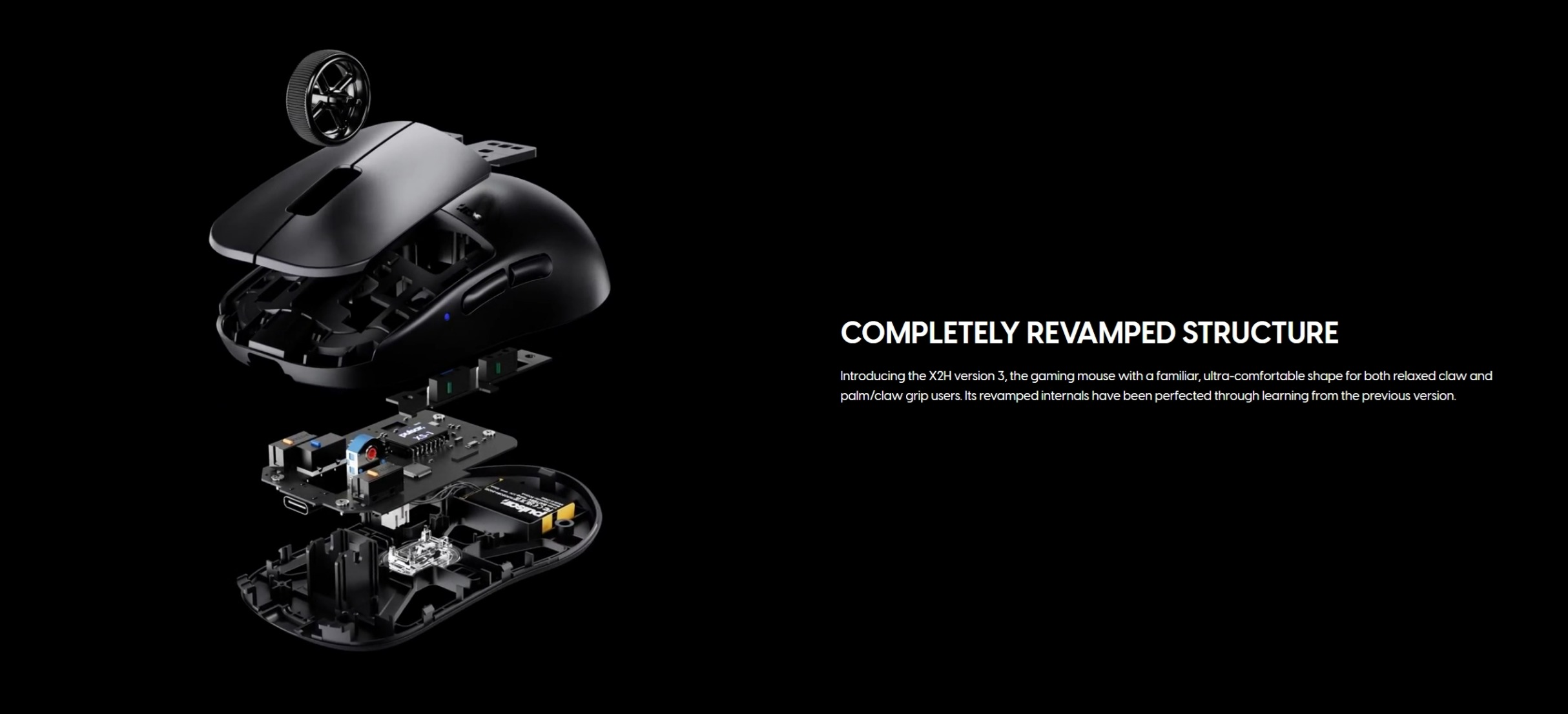 Pulsar X2H v3 Mini - 51g Lightweight Wireless Gaming Mouse (White ...