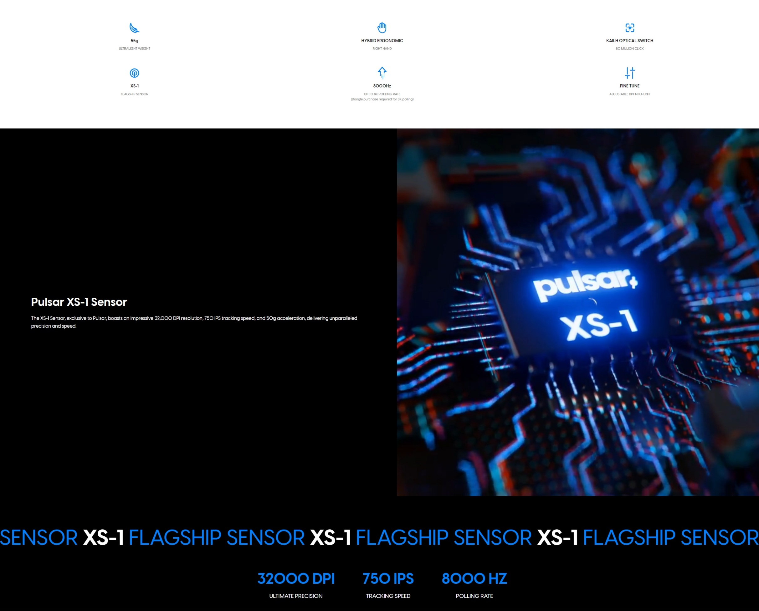 Pulsar X3 Mini - 50g Lightweight Wireless Gaming Mouse (White) | PLE ...