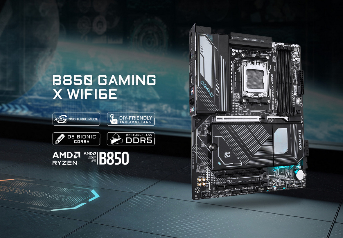 Gigabyte B850 Gaming X WIFI6E AM5 ATX Desktop Motherboard | PLE Computers