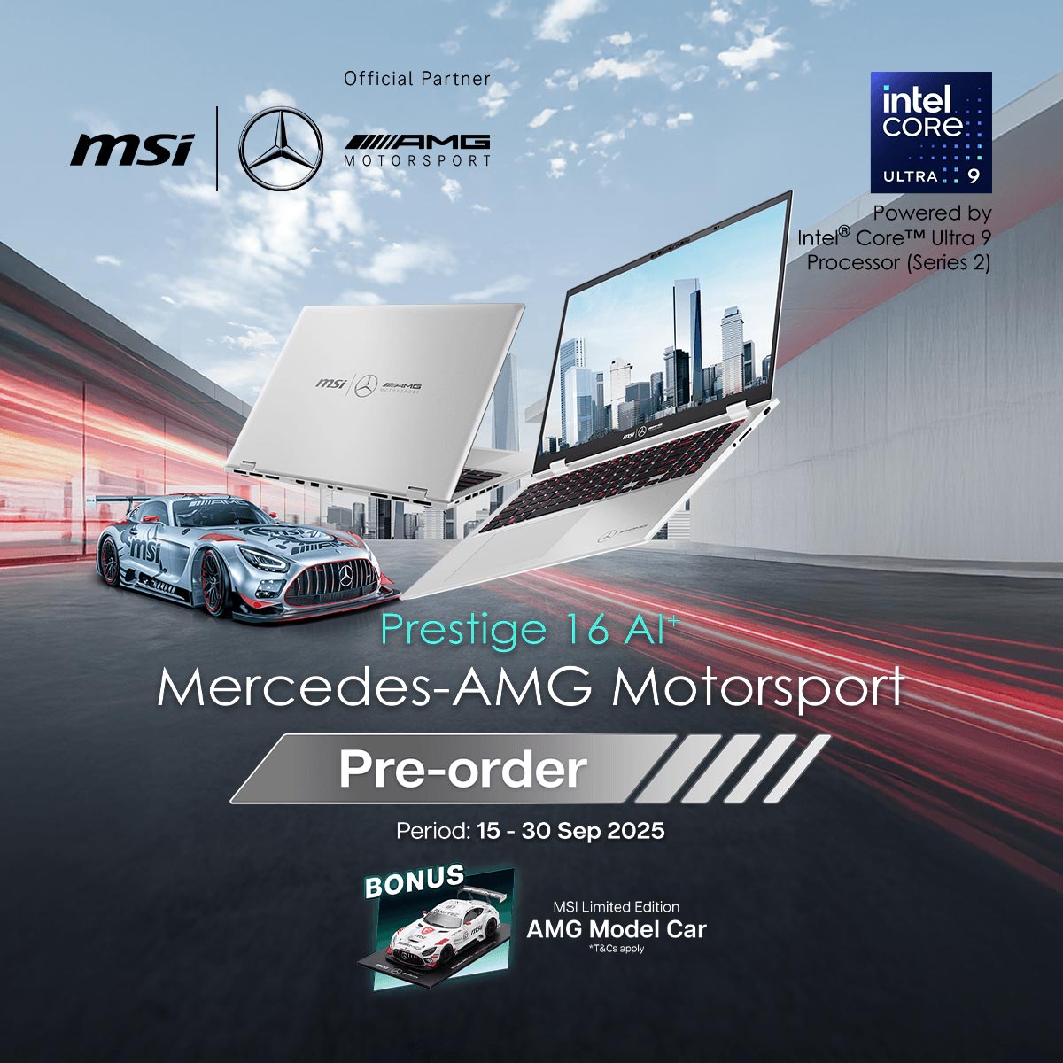 Get a Mercedes-AMG Model Car with MSI | PLE Computers