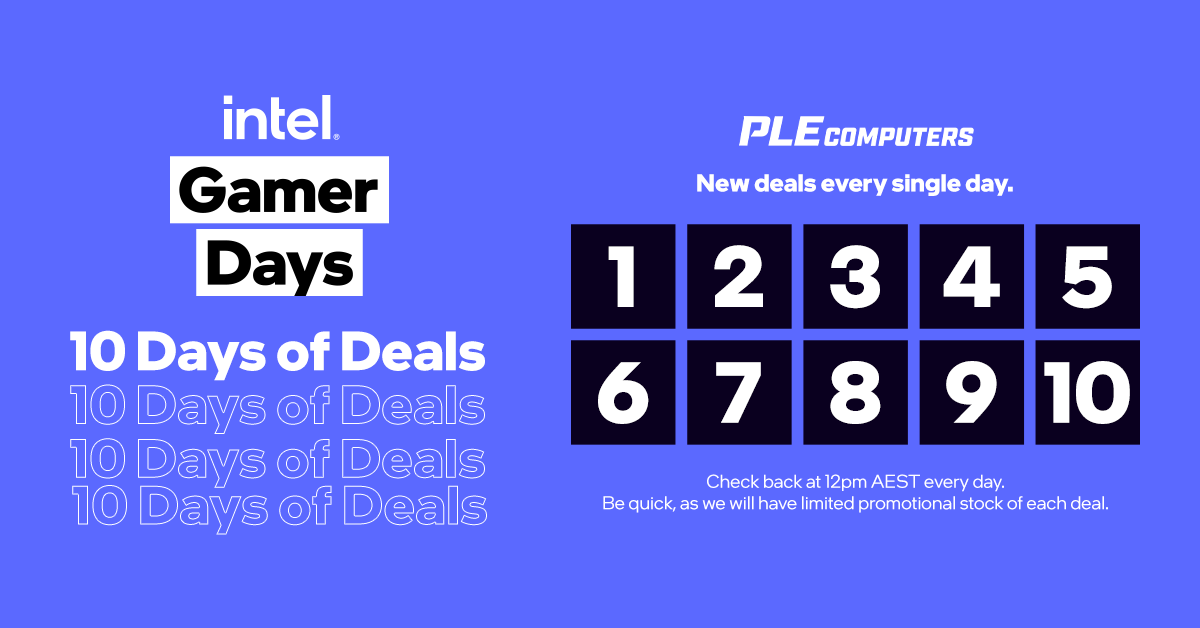Intel Gamer Days 2021 HOT Daily Deals 🔥 | PLE Computers
