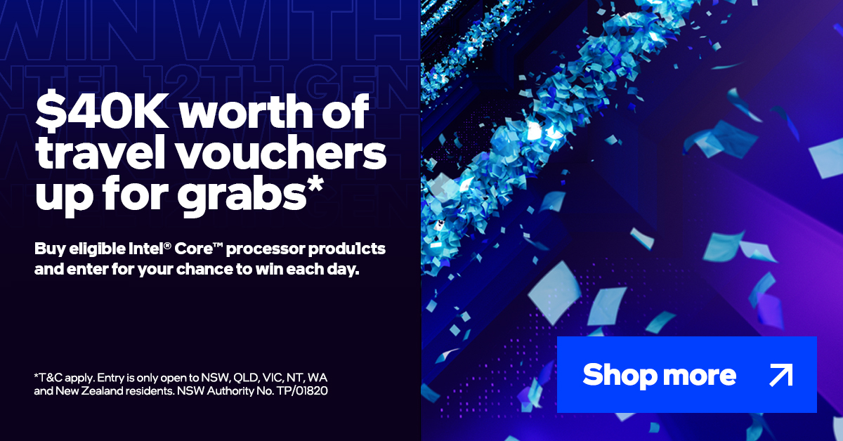 Win with Intel $40K Travel Voucher | PLE Computers