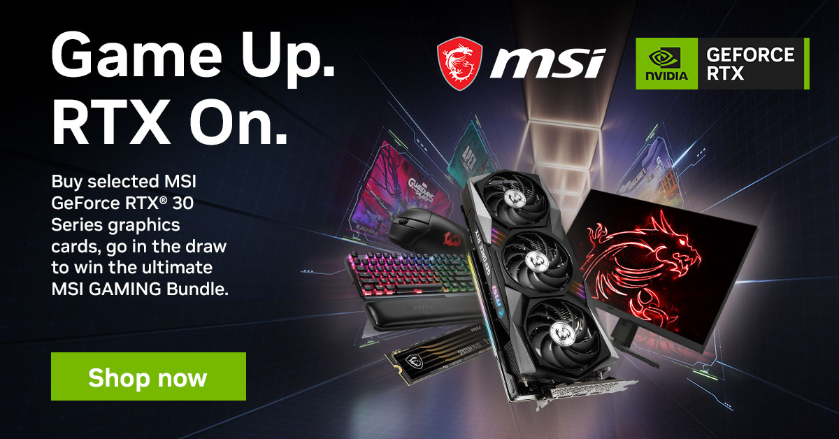MSI Game Up. RTX On. | PLE Computers