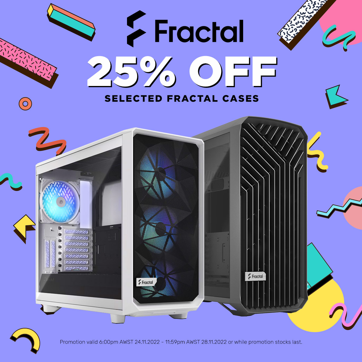 Cyber Weekend Fractal PC Case Sale | PLE Computers