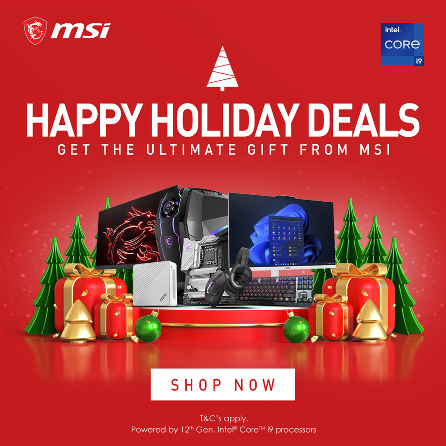 MSI Happy Holiday Deals | PLE Computers