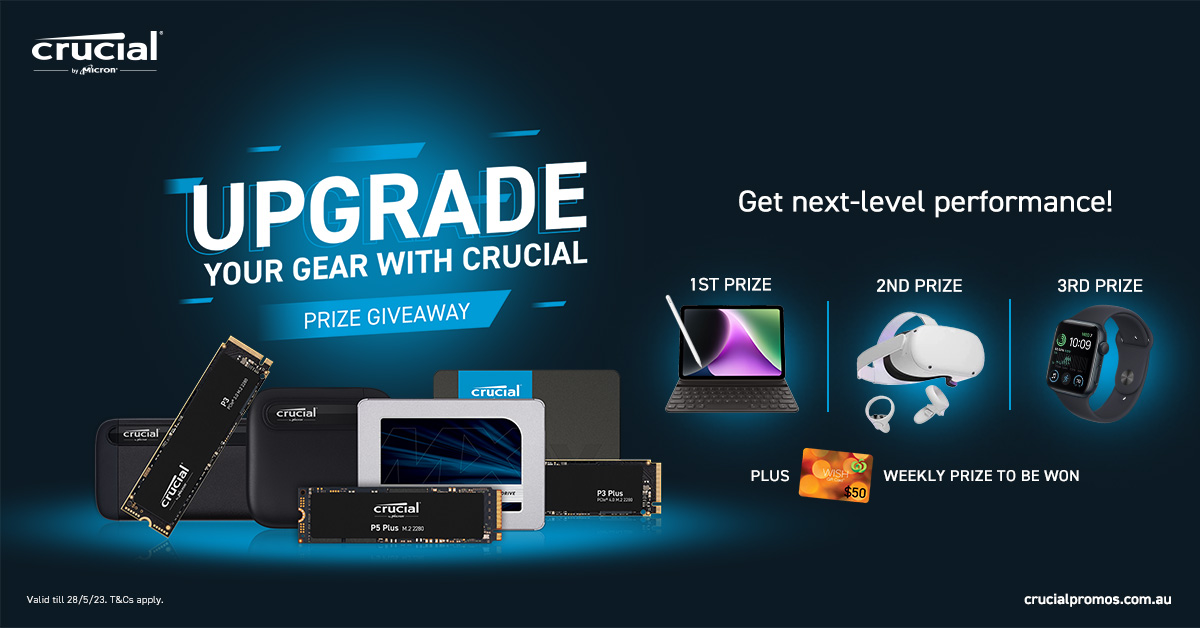 Crucial Upgrade Your Gear | PLE Computers