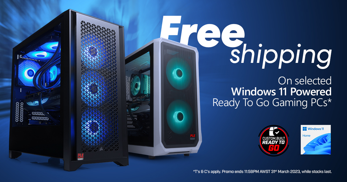 FREE Shipping on selected Windows 11 PCs | PLE Computers