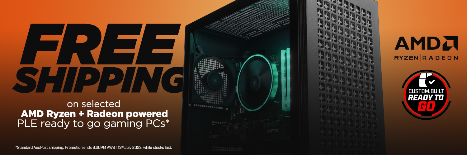 FREE Shipping on selected AMD PCs | PLE Computers