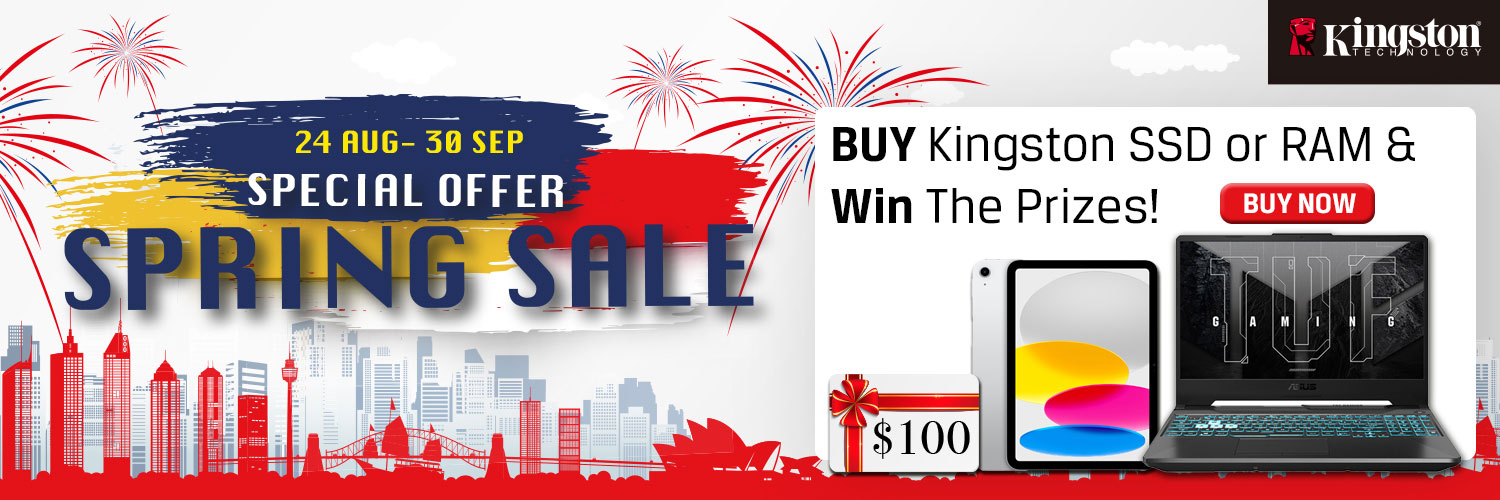 Kingston Spring Sale Lucky Draw Promo | PLE Computers