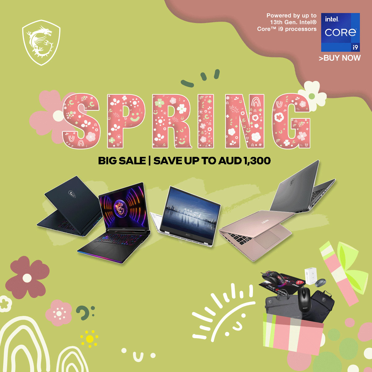 MSI AU Spring Sale Promotion | PLE Computers