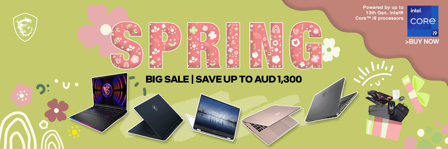MSI AU Spring Sale Promotion | PLE Computers