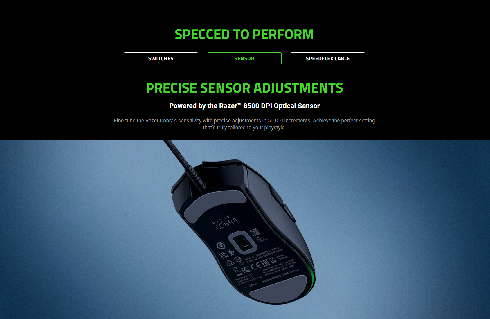 Razer Cobra - Customizable Gaming Mouse | PLE Computers