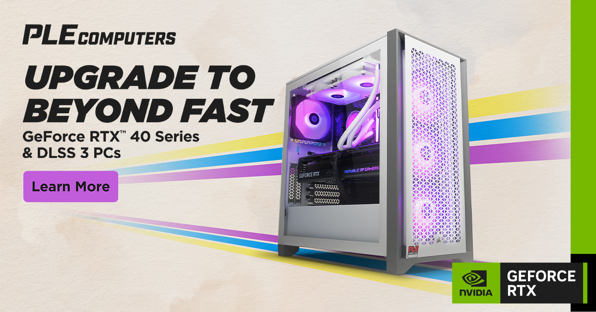 Shop GeForce RTX™ 40 Series Gaming PCs | PLE Computers