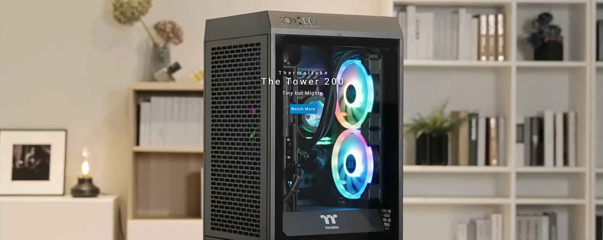 Thermaltake The Tower 200 - Mini Tower Case (Black) | PLE Computers
