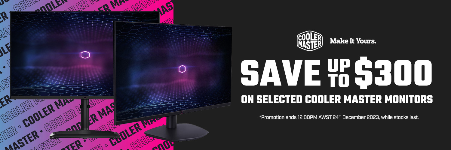 Cooler Master November Monitor Sale | PLE Computers