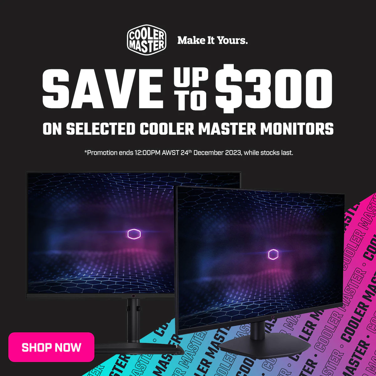 Cooler Master November Monitor Sale | PLE Computers