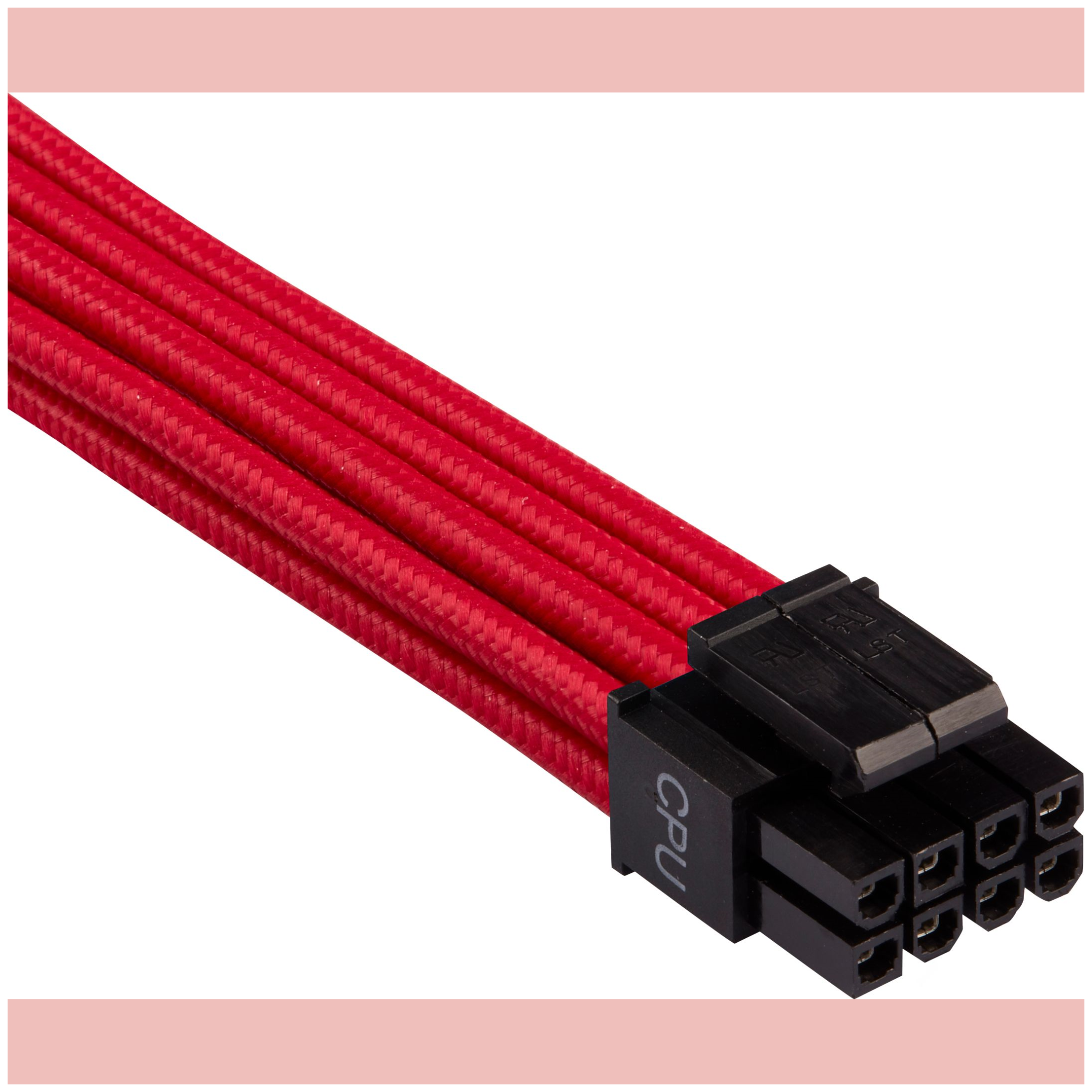 Corsair Premium Individually Sleeved Pro Cables Kit Type 4 Gen 4 - Red ...