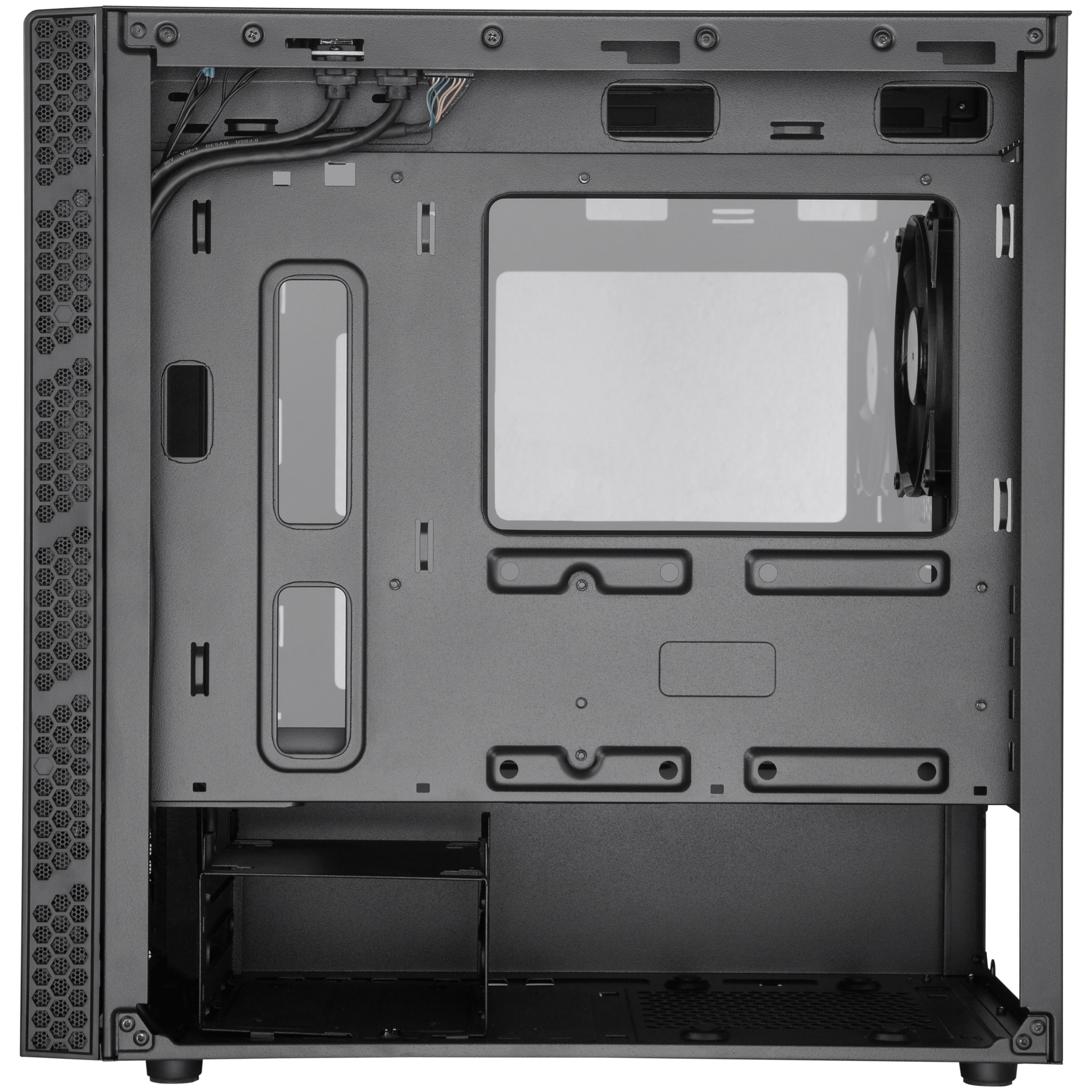Cooler Master MasterBox MB400L TG Micro Tower Case (Black) | PLE Computers