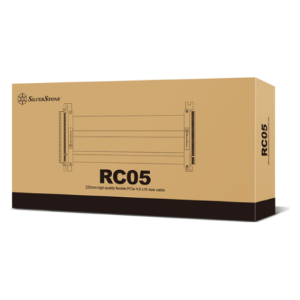 Buy Now | Silverstone RC05 PCIe 4.0 X16 Riser Cable | PLE Computers