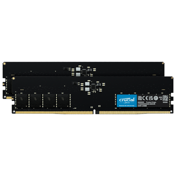 Crucial 32GB Kit (2x16GB) DDR5 C40 4800MHz | PLE Computers