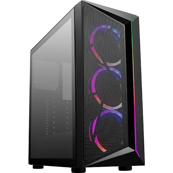 Cooler Master CMP 510 Mid Tower Case (Black) | PLE Computers