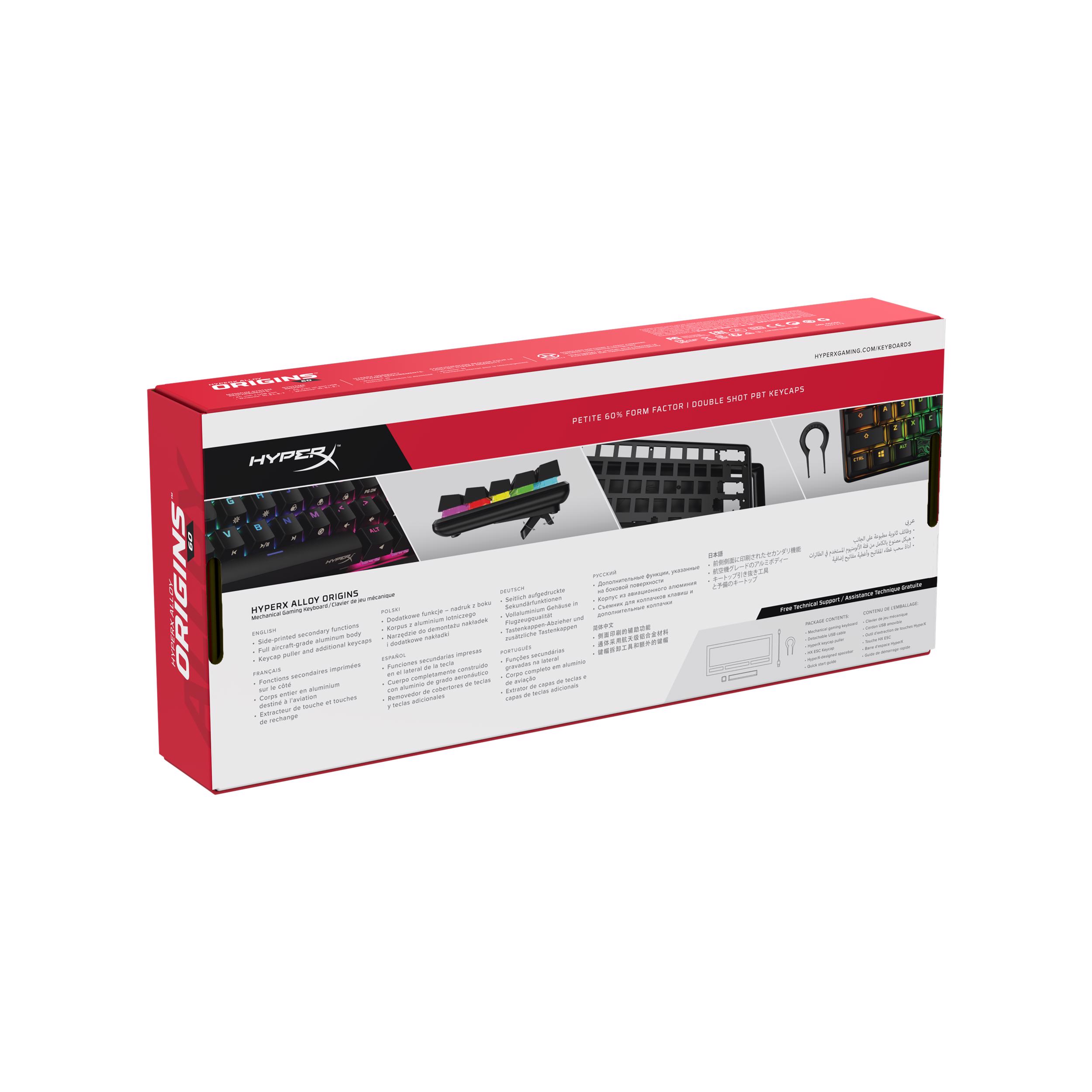 Buy Now | HyperX Alloy Origins 60 Mechanical Gaming Keyboard - HyperX ...