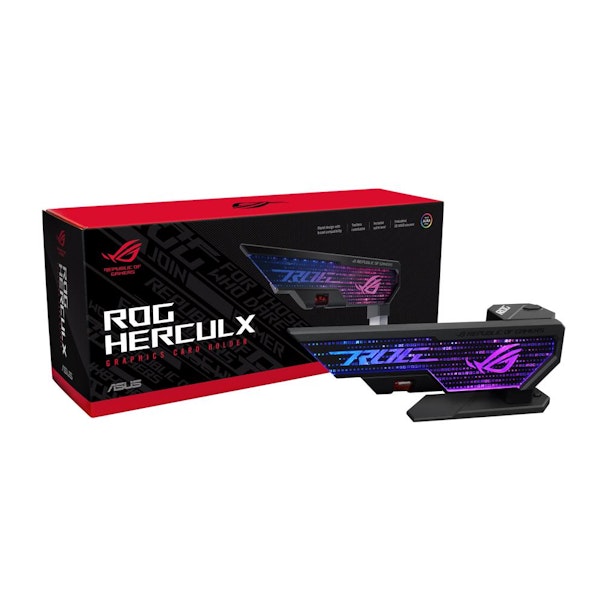 ASUS ROG Herculx Graphics Card Holder - Black | PLE Computers