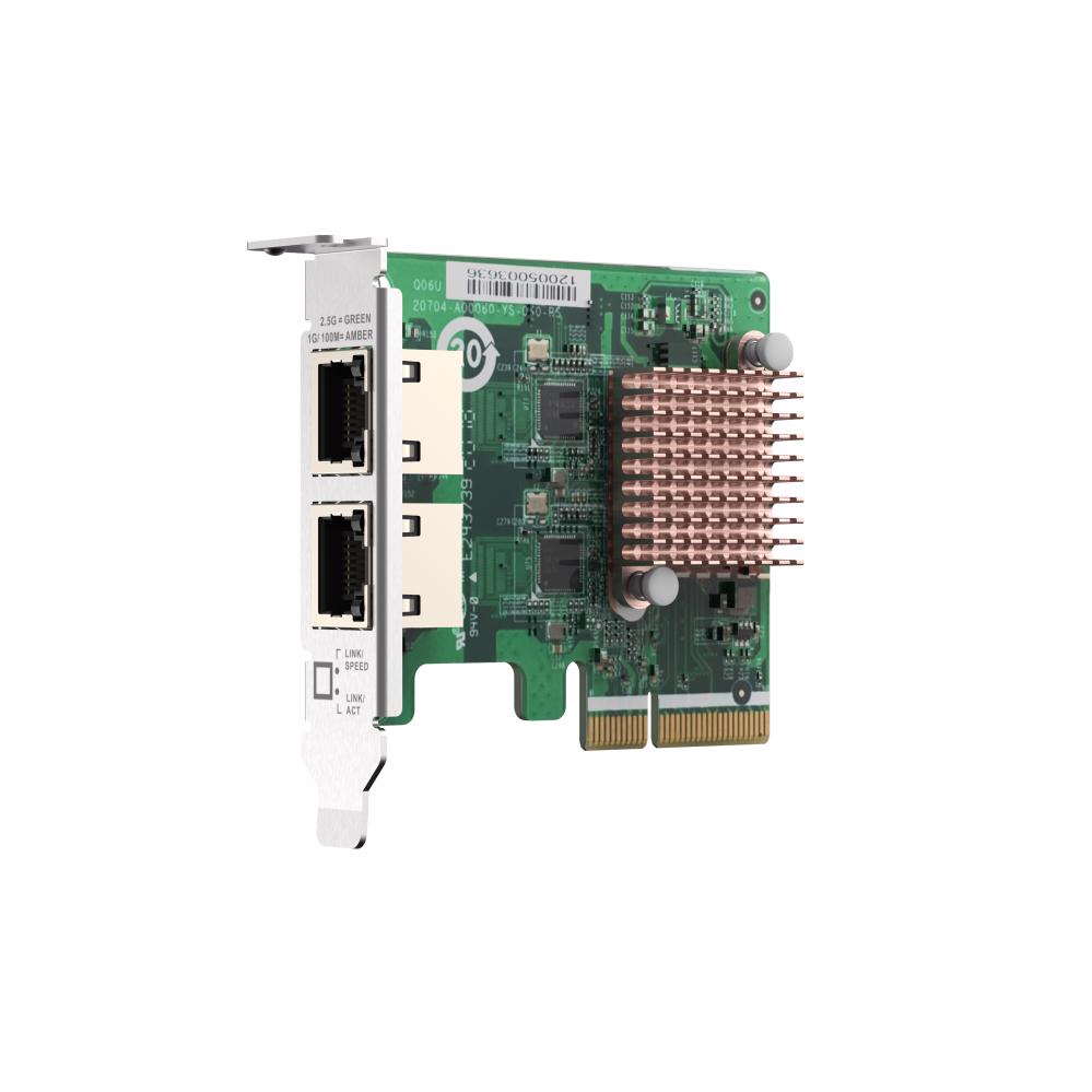 QNAP QXG-2G2T-I225 Dual Port 2.5GbE Network Card | PLE Computers