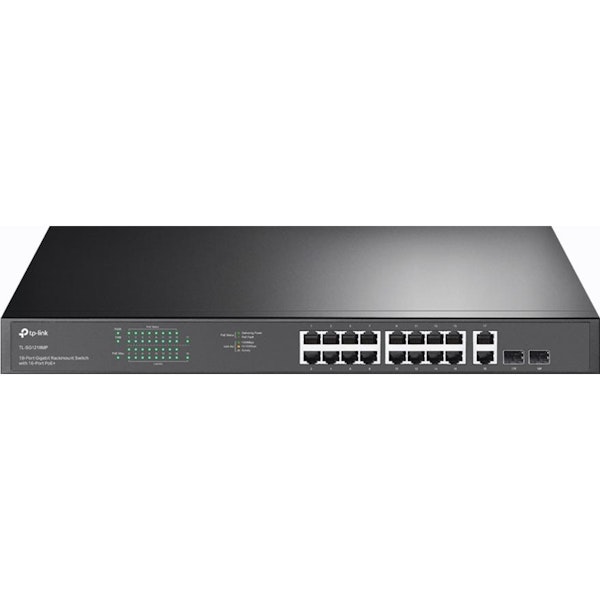 TP-Link SG1218MP - 18-Port Gigabit Rackmount Switch with 16 PoE+ | PLE ...
