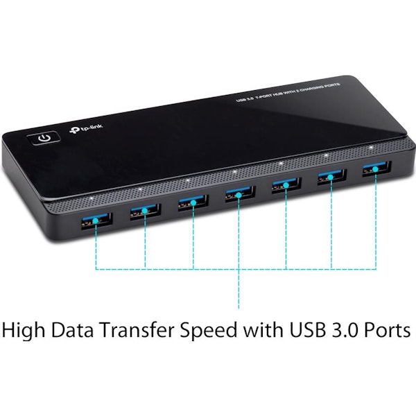 TP-Link UH720 - 7-Port USB 3.0 Hub with Charging | PLE Computers