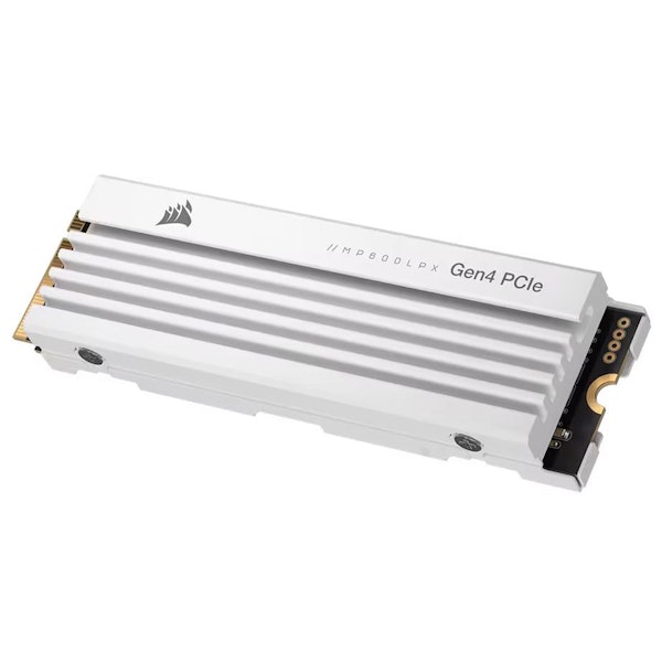 Corsair MP600 PRO LPX PCIe Gen4 NVMe M.2 SSD - 2TB White | PLE Computers