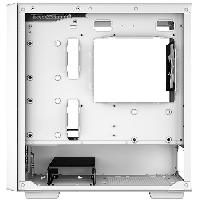 DeepCool CC360 ARGB Tempered Glass Micro Tower Case (White) | PLE Computers