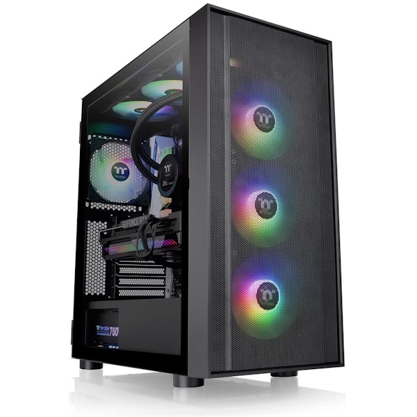 Thermaltake H570 Mesh - ARGB Mid Tower Case (Black) | PLE Computers