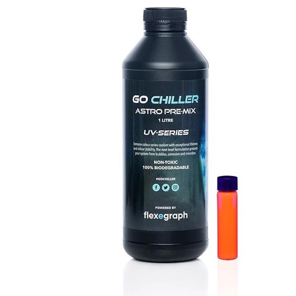 Go Chiller Astro UV - 1L Premix Coolant (Orange) | PLE Computers