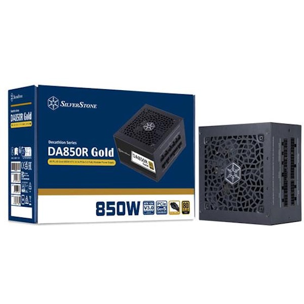 SilverStone Decathlon R 850W Gold PCIe 5.0 ATX Modular PSU | PLE Computers